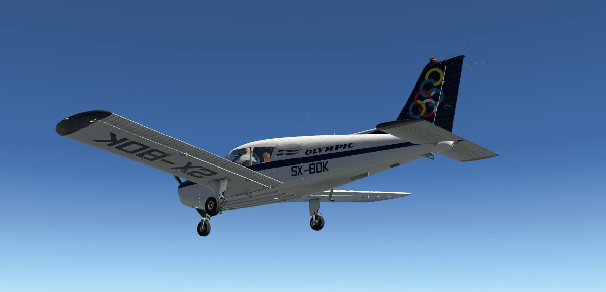 vFlyteAir Piper Cherokee 140 Olympic livery - Aircraft Skins - Liveries ...