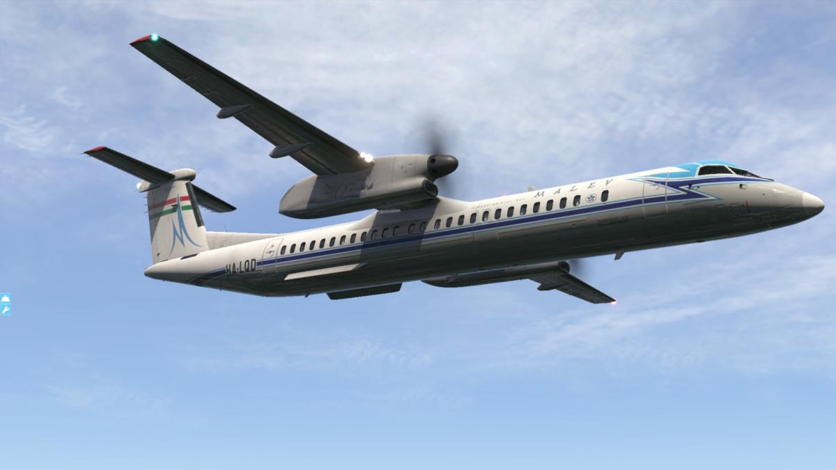 FJS Q400 - Malev Retro livery - Aircraft Skins - Liveries - X-Plane.Org ...