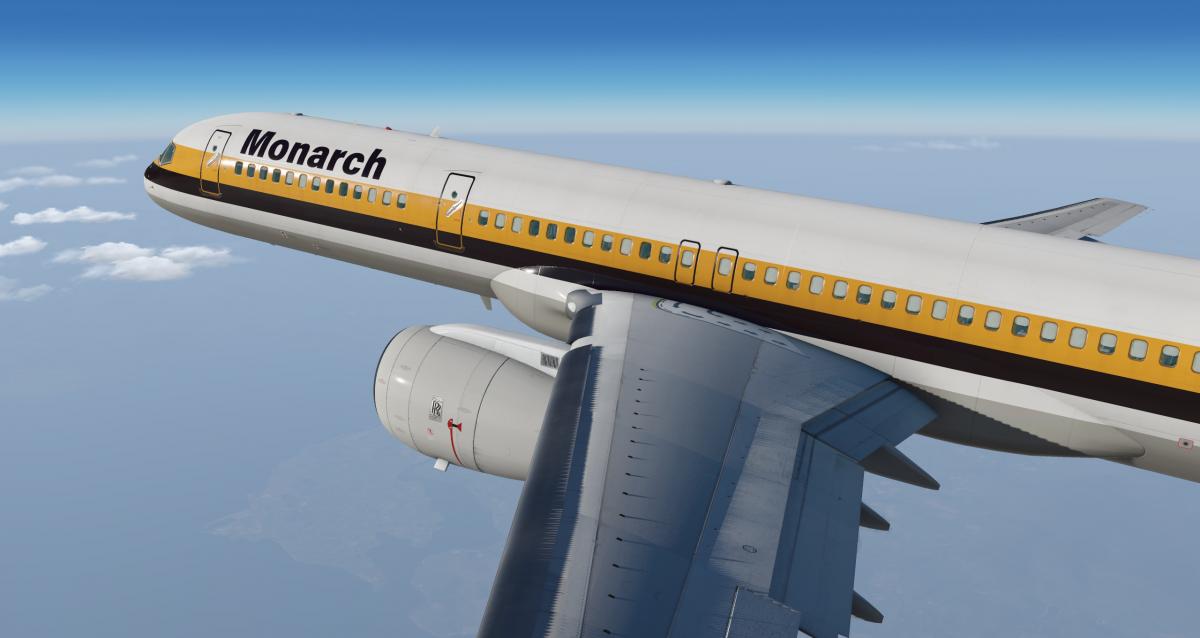 Flight Factor B757-200 in Monarch Airlines 1990's Livery - Aircraft ...