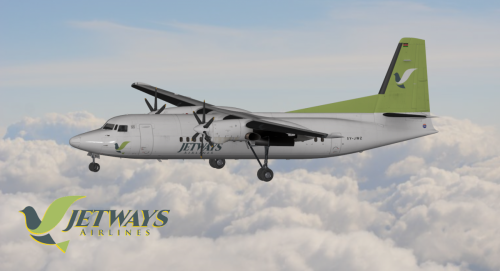 Carenado Fokker F50 Jetway Airlines - Aircraft Skins - Liveries - X ...