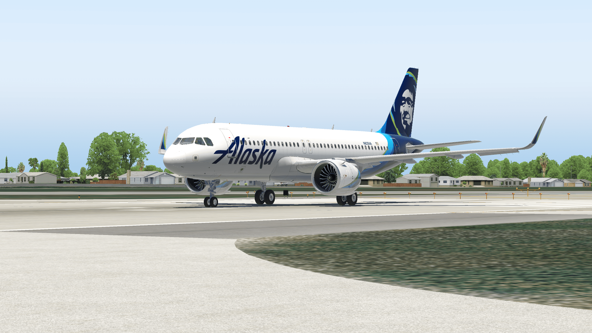 FF A320U | Alaska Airlines A320 NEO livery - Aircraft Skins - Liveries ...