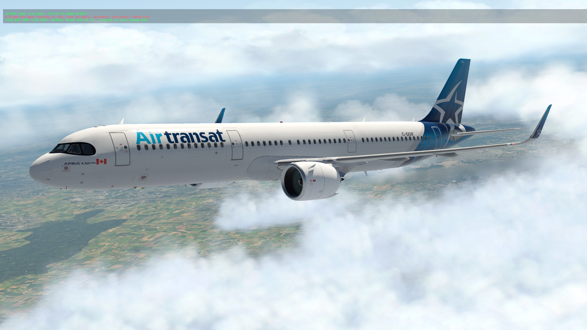 Toliss A321 neo Mod Air Transat C-GOIF - Aircraft Skins - Liveries - X ...