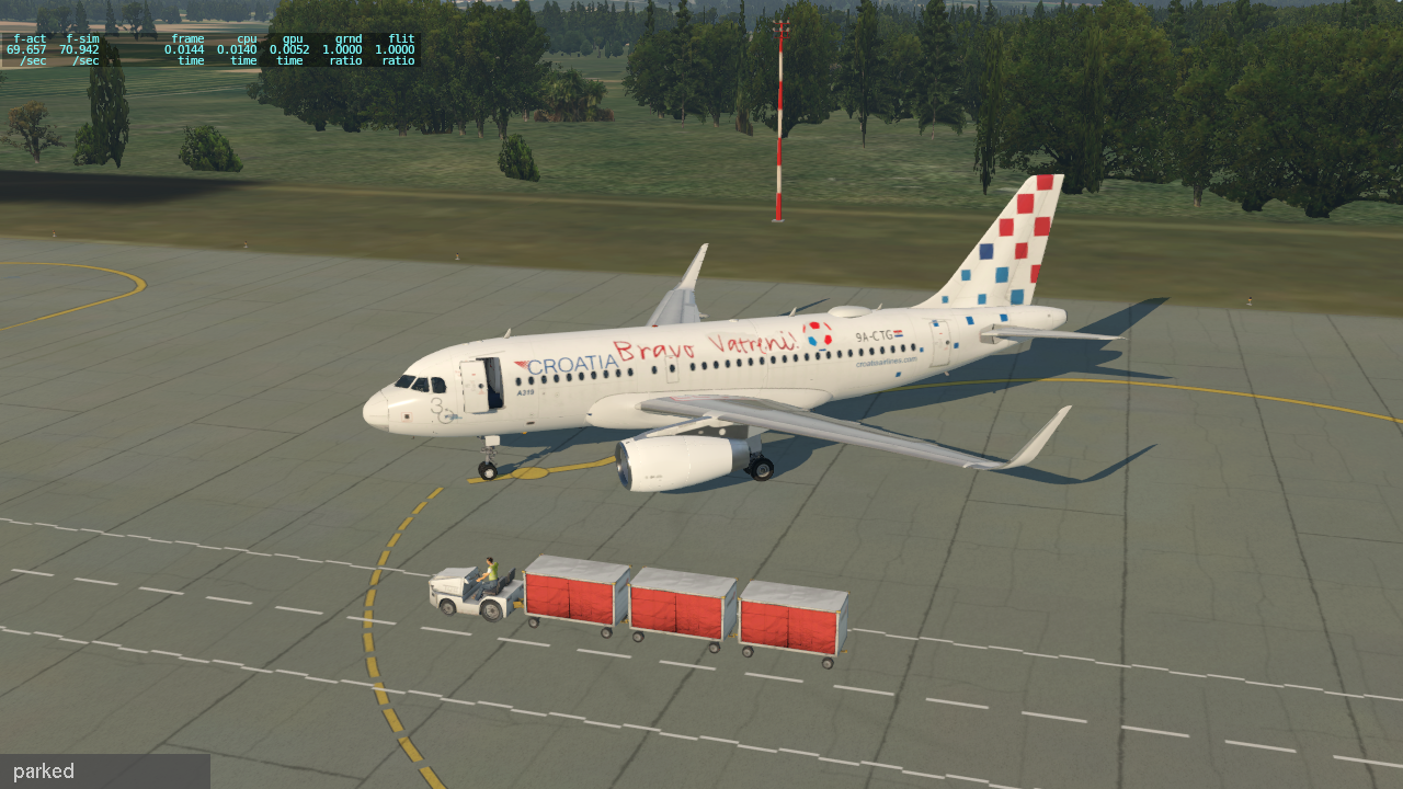 Toliss319 Croatia Airlines Bravo vatreni - Aircraft Skins - Liveries ...