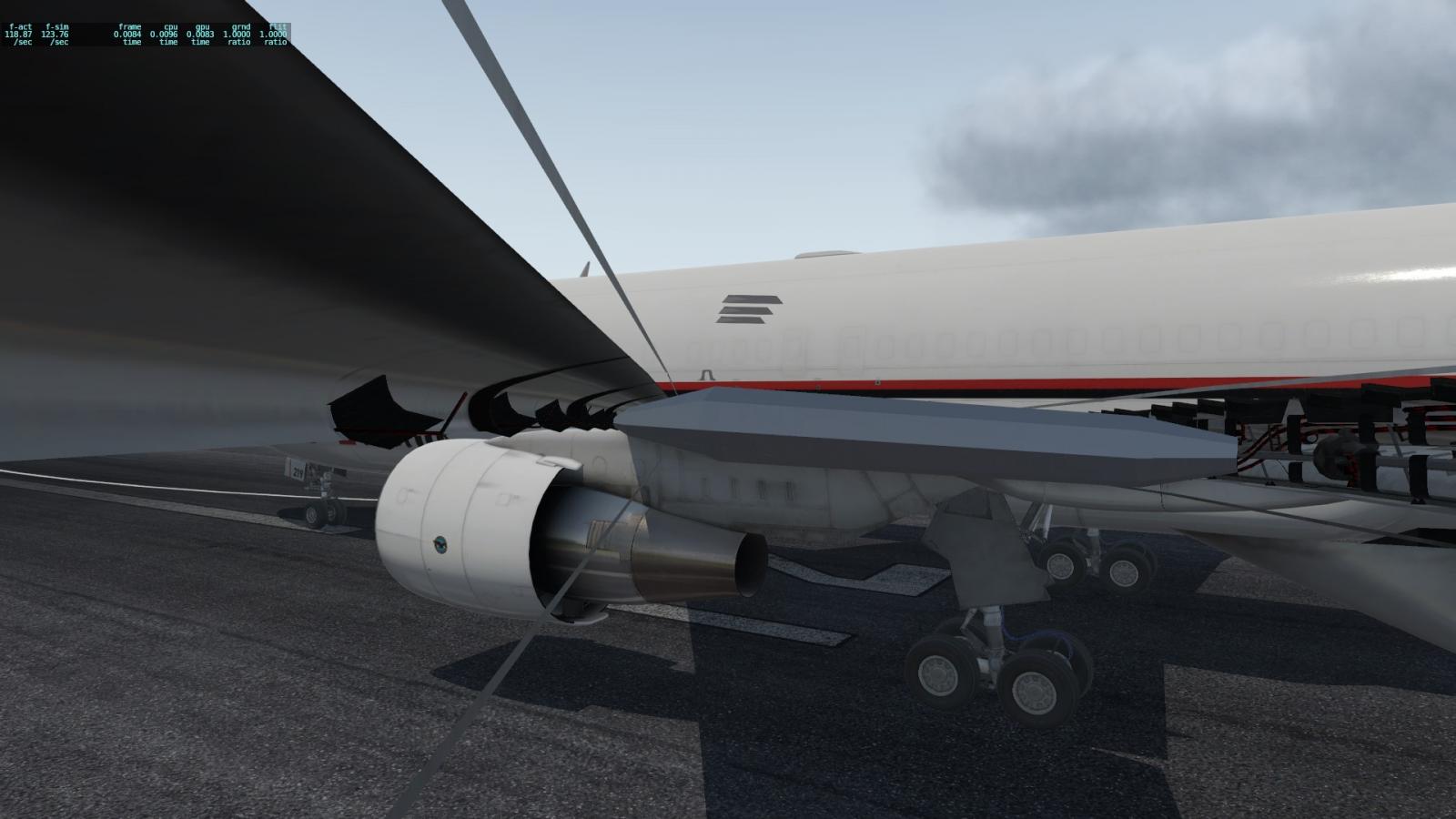 inside of Left Wing - mysterious objects - Boeing 767 Professional - X ...