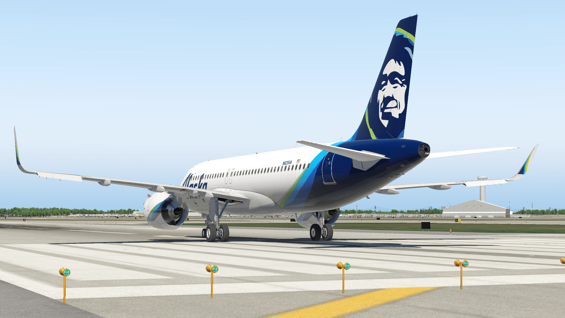 FF A320U | Alaska Airlines A320 NEO livery - Aircraft Skins - Liveries ...