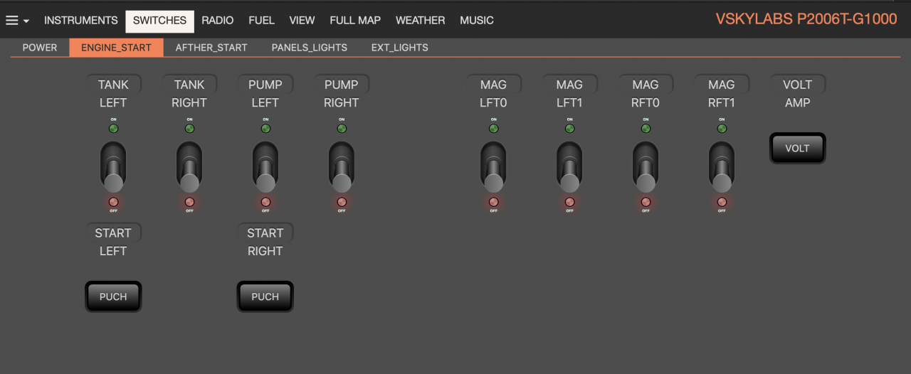 VSKYLABS_Tecman-P2006T-Project custom switch panel v 2.0 for Aviator ...