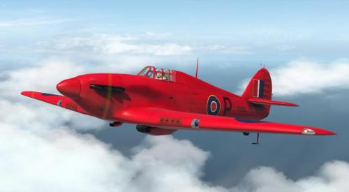 P2992, 527 Calibration Squadron RAF paint for freeware Hawker Hurricane ...