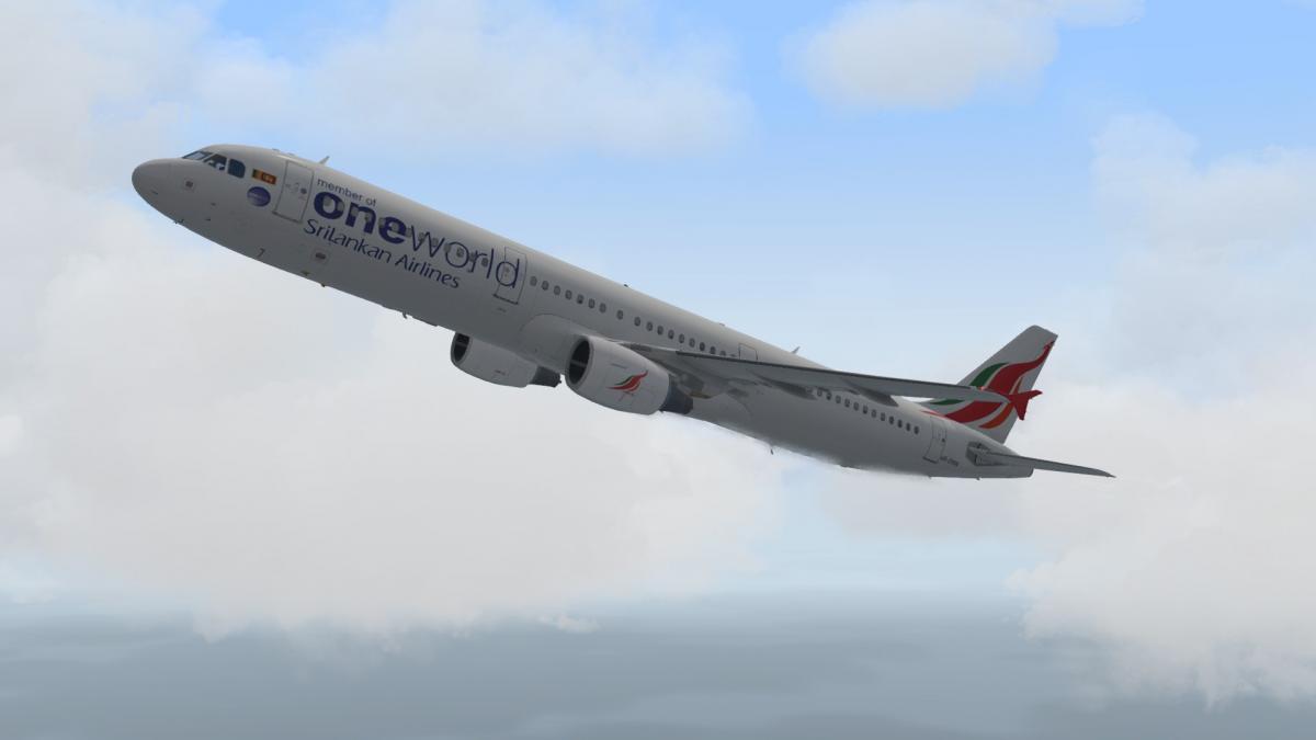 Sri Lankan Airlines "Oneworld" livery for the ToLiss A321 - Aircraft ...