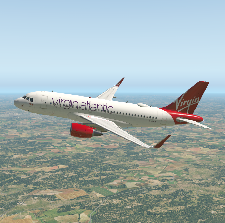 Virgin Atlantic 'Little Red' for ToLiss A319 - Aircraft Skins ...