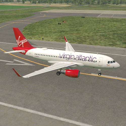 Virgin Atlantic 'Little Red' for ToLiss A319 - Aircraft Skins ...