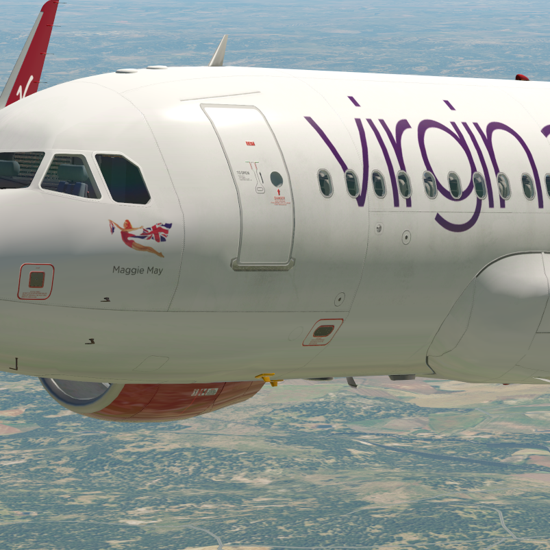 Virgin Atlantic 'Little Red' for ToLiss A319 - Aircraft Skins ...