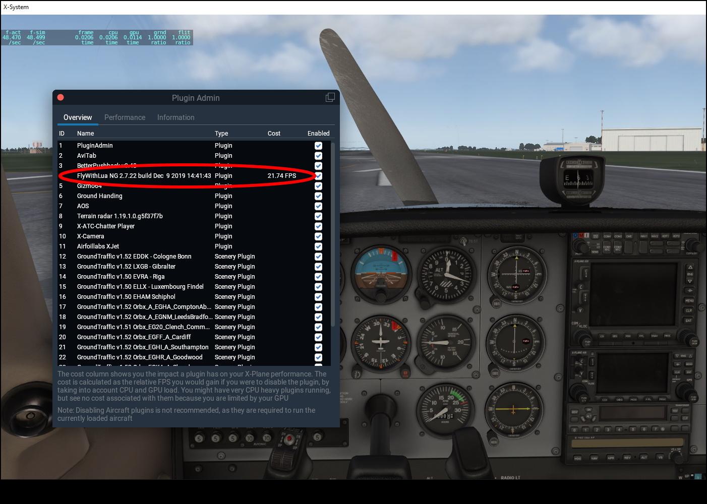 XP11.50b9 - XP Realistic Pro costs 21 FPS - XPRealistic Pro - X-Plane ...