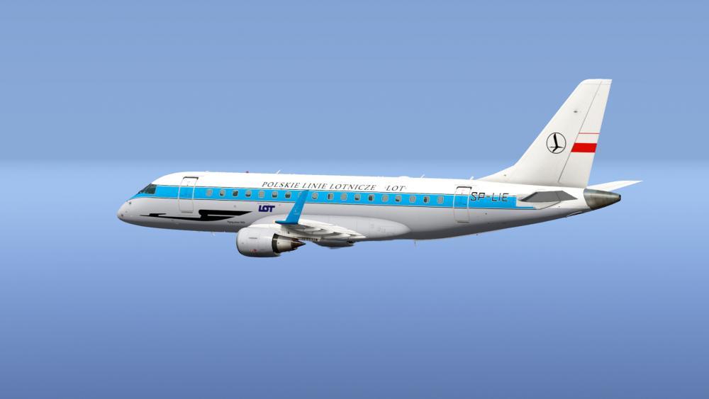 Lot retro livery SSG E-170 Evolution - SSG Liveries - X-Plane.Org Forum