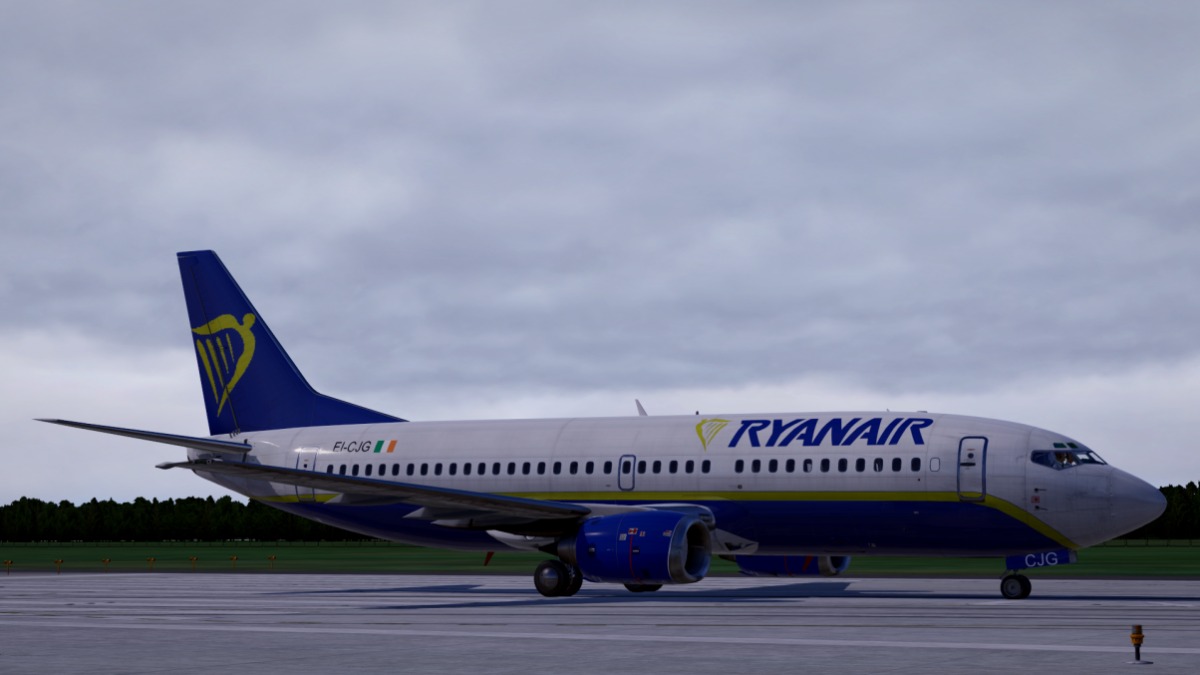 Old RyanAir livery EI-CJG v1.0 for B733 IXEG - Aircraft Skins ...
