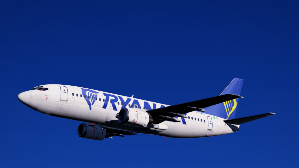Old RyanAir livery EI-CKS v1.0 for B733 IXEG - Aircraft Skins ...