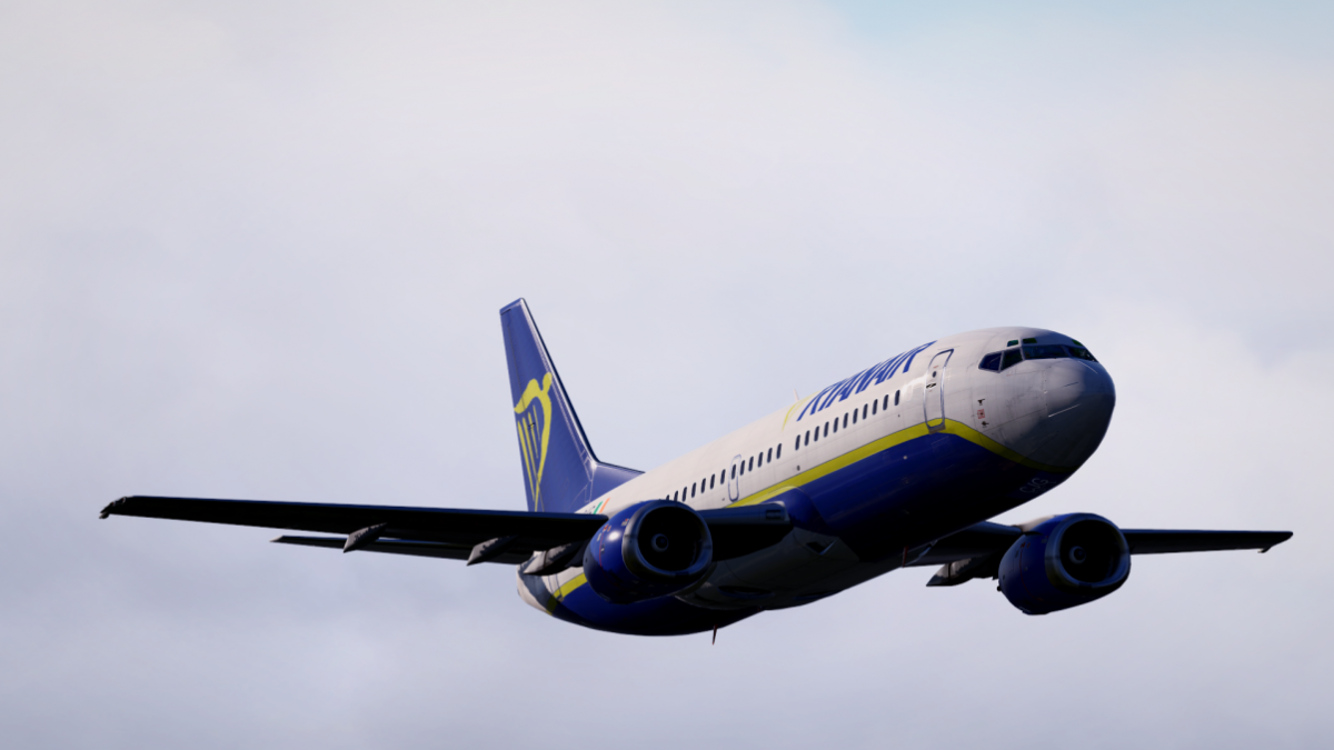 Old RyanAir livery EI-CJG v1.0 for B733 IXEG - Aircraft Skins ...