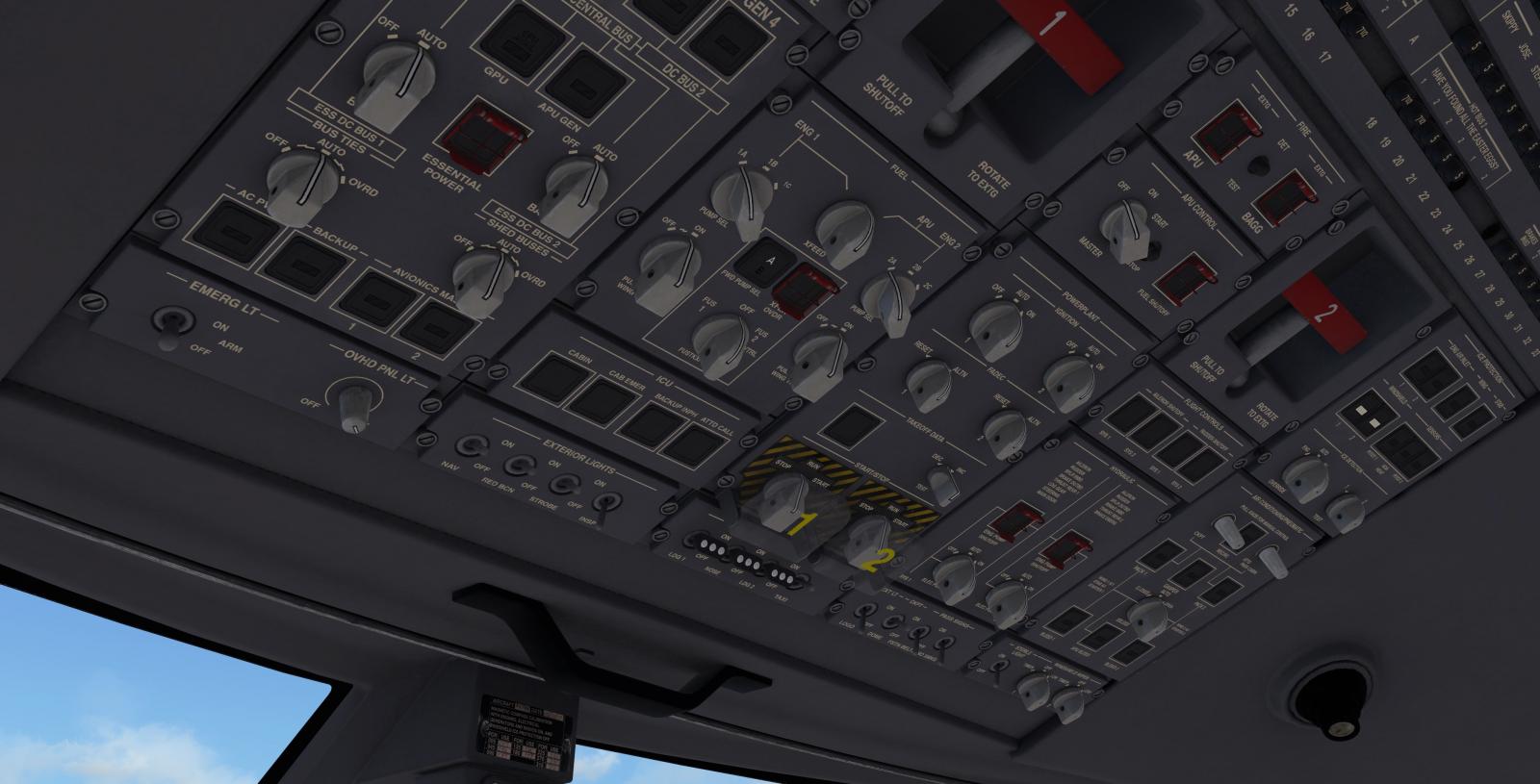 Cockpit lighting - ERJ Family 1.0 by X-Crafts (No longer sold) - X ...