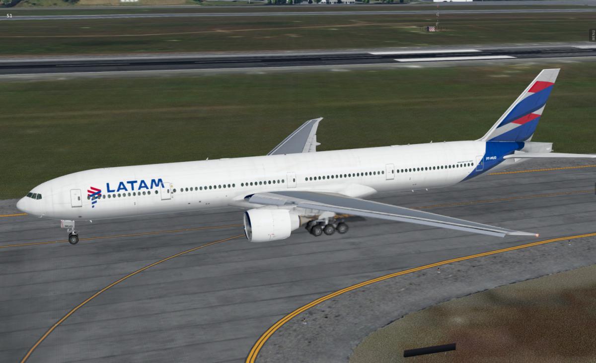 LATAM PT-MUD for Flight Factor 777-300ER - Aircraft Skins - Liveries ...