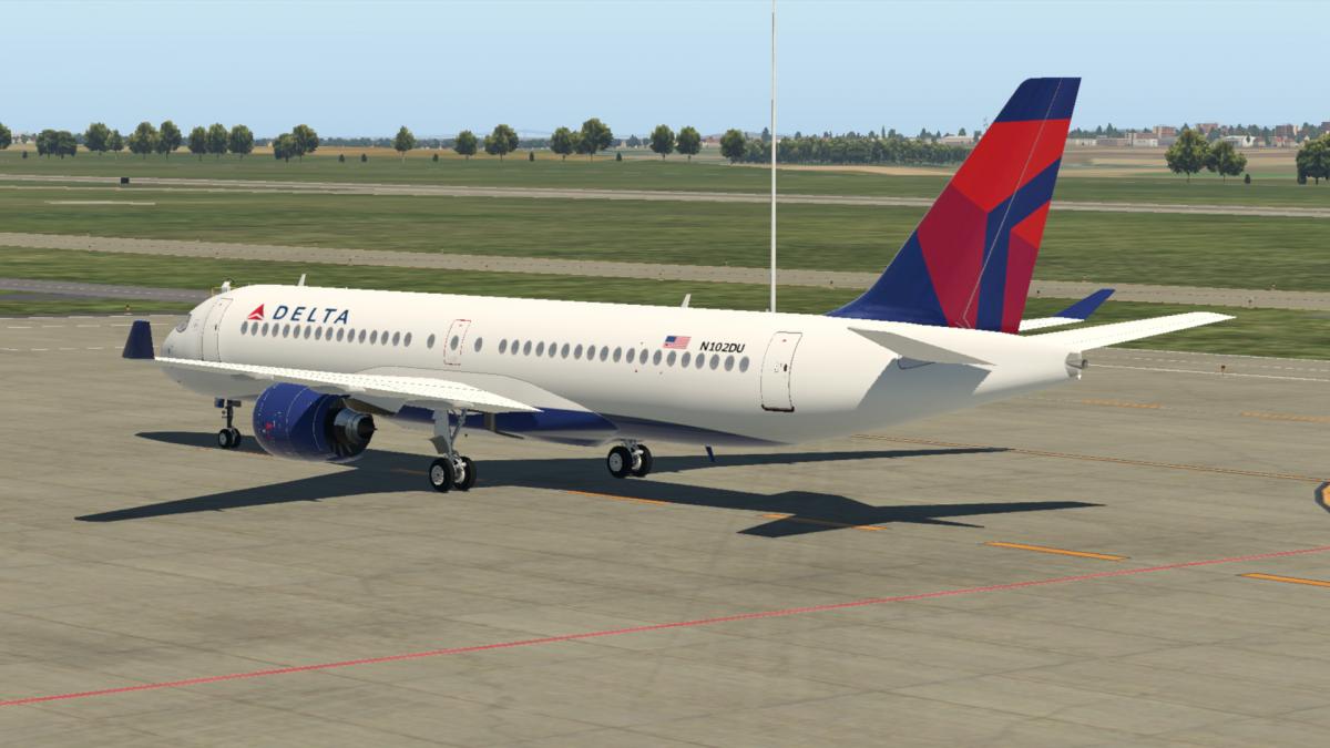 Delta livery for Riverie's Airbus A220-300 - Aircraft Skins - Liveries ...