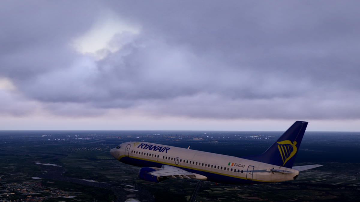 Old RyanAir livery EI-CJG v1.0 for B733 IXEG - Aircraft Skins ...