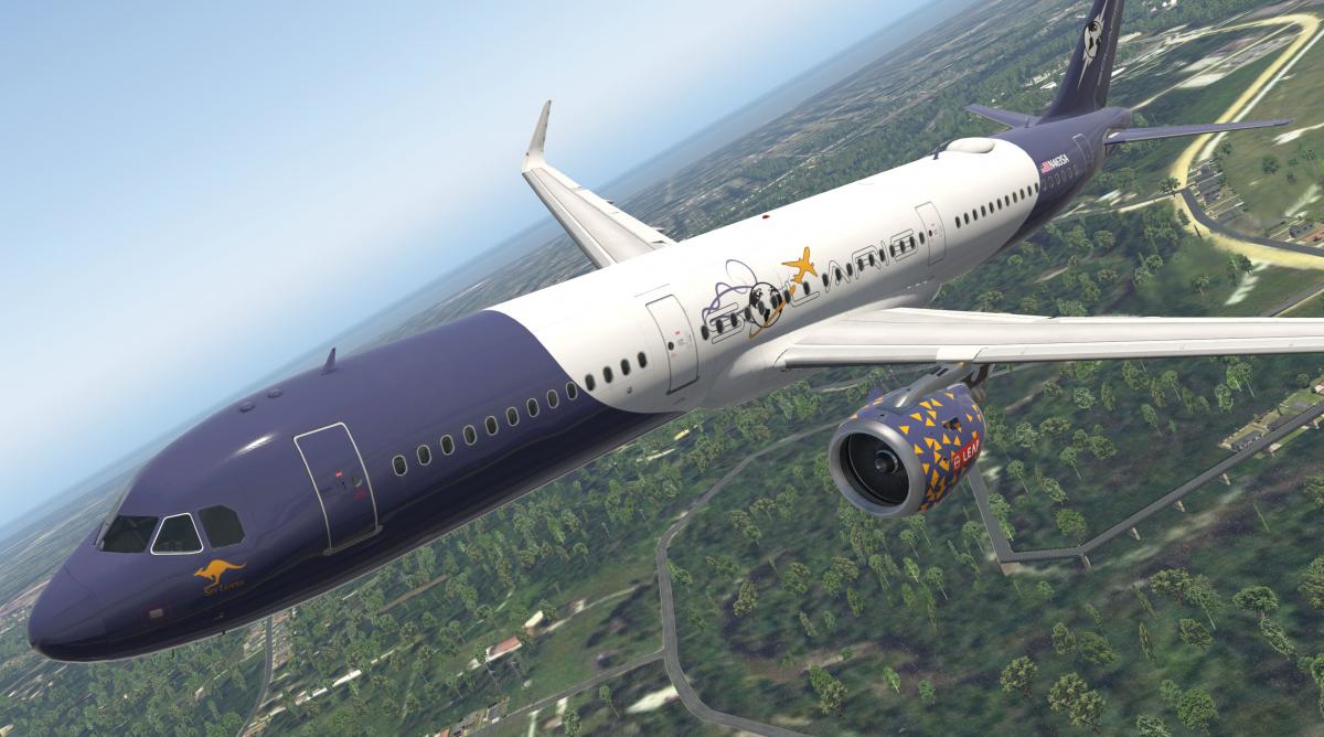 Solaris Air Airbus A321-200 Leap1A N463SA Sky Leaper - Aircraft Skins ...