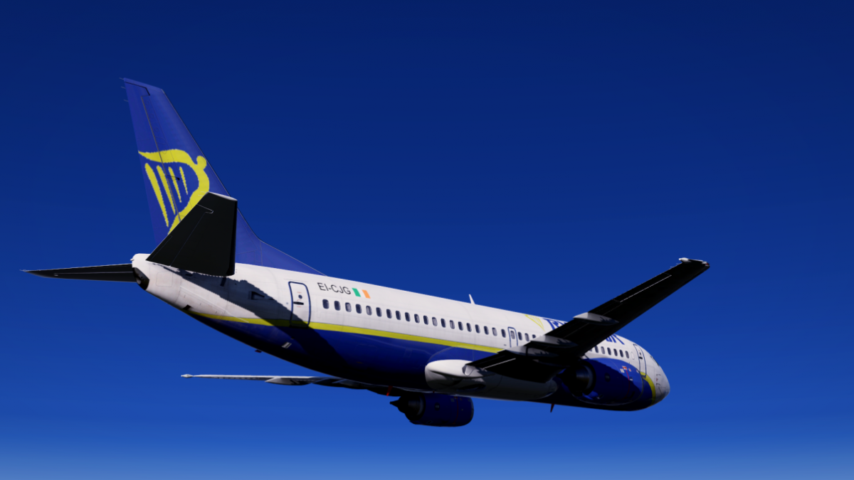 Old RyanAir livery EI-CJG v1.0 for B733 IXEG - Aircraft Skins ...