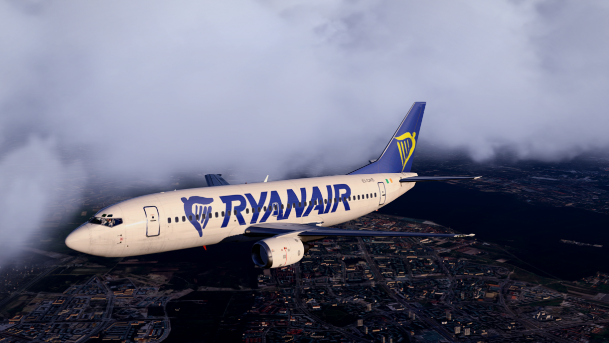 Old RyanAir livery EI-CKS v1.0 for B733 IXEG - Aircraft Skins ...