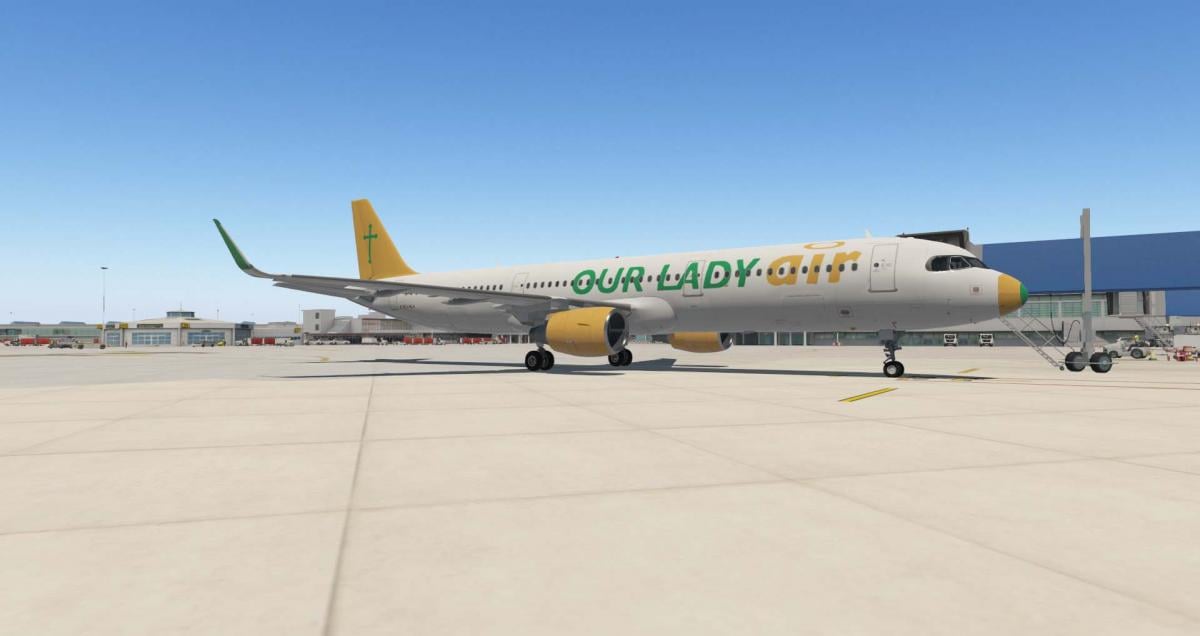 Toliss A321 Our Lady air - Aircraft Skins - Liveries - X-Plane.Org Forum