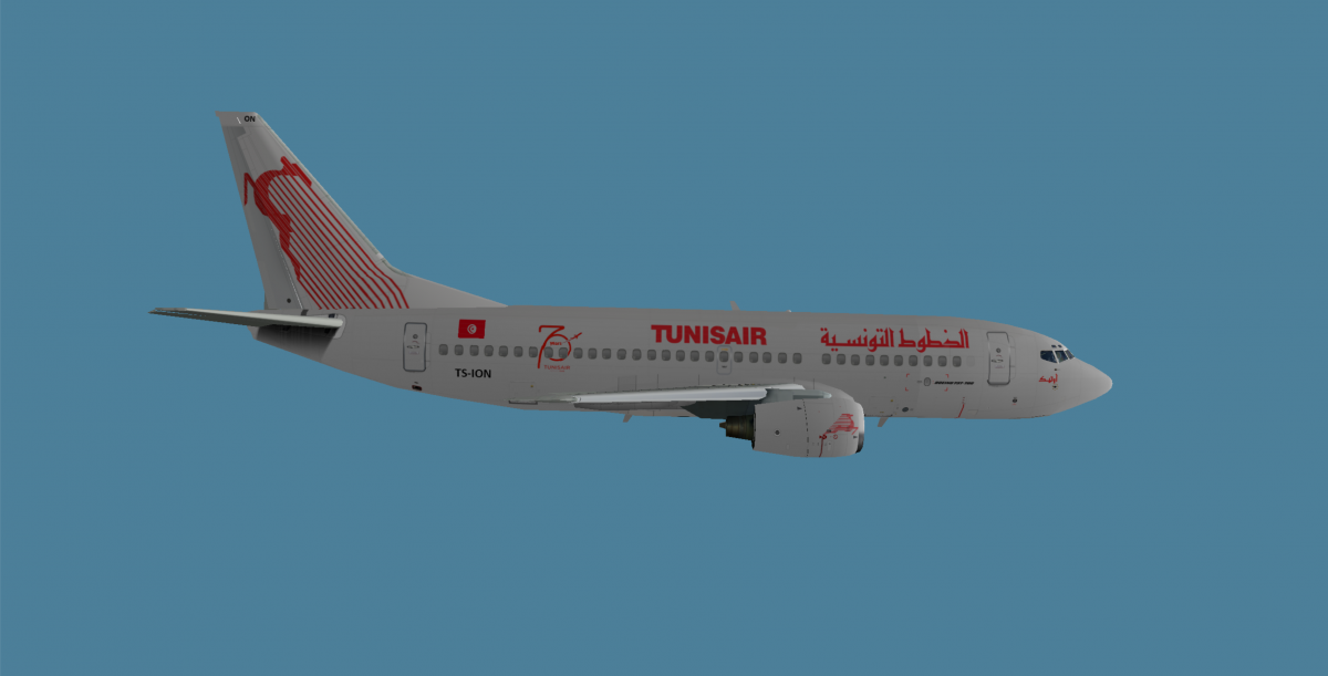 Traffic Global 737 Tunisair - Aircraft Skins - Liveries - X-Plane.Org Forum
