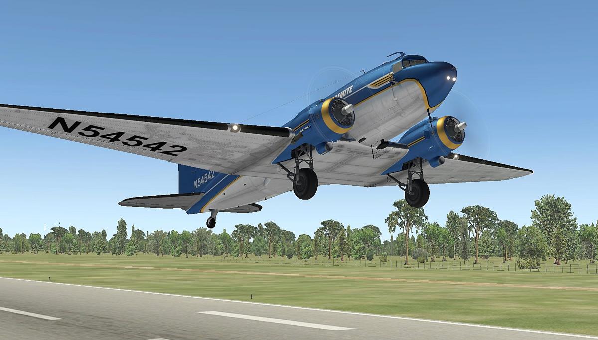 Grand Canyon Yosemite N54542 (Aeroworx DC-3 / C47) - Aeroworx (AWXDC3 ...