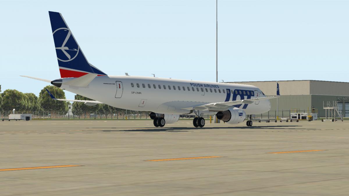 LOT Polish Airlines livery for Riverie's EMB 190 - Aircraft Skins ...
