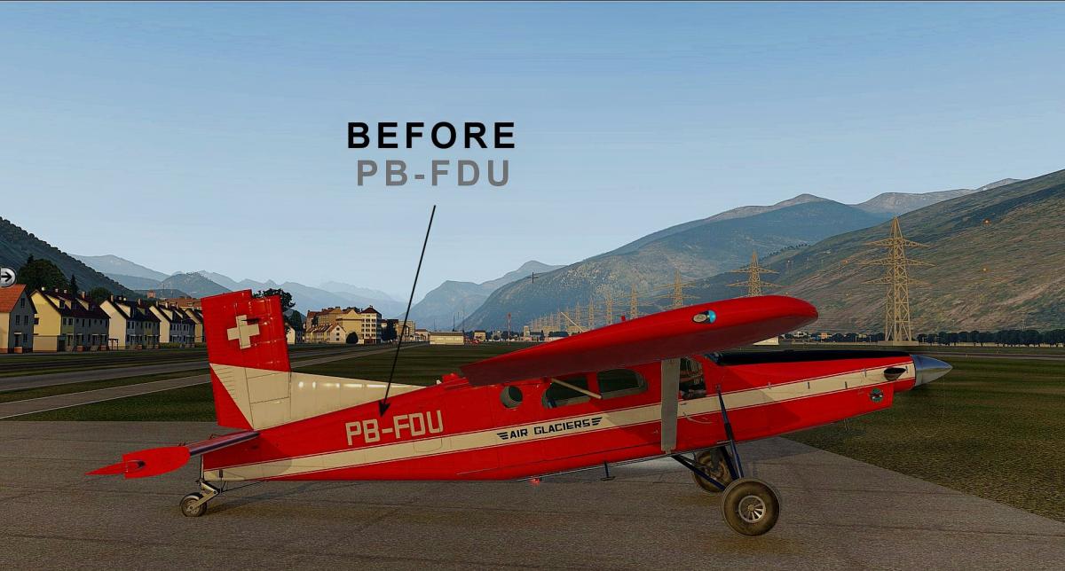 PILATUS P6-Porter by Thanda - Correction of Swiss HB-FDU registration ...