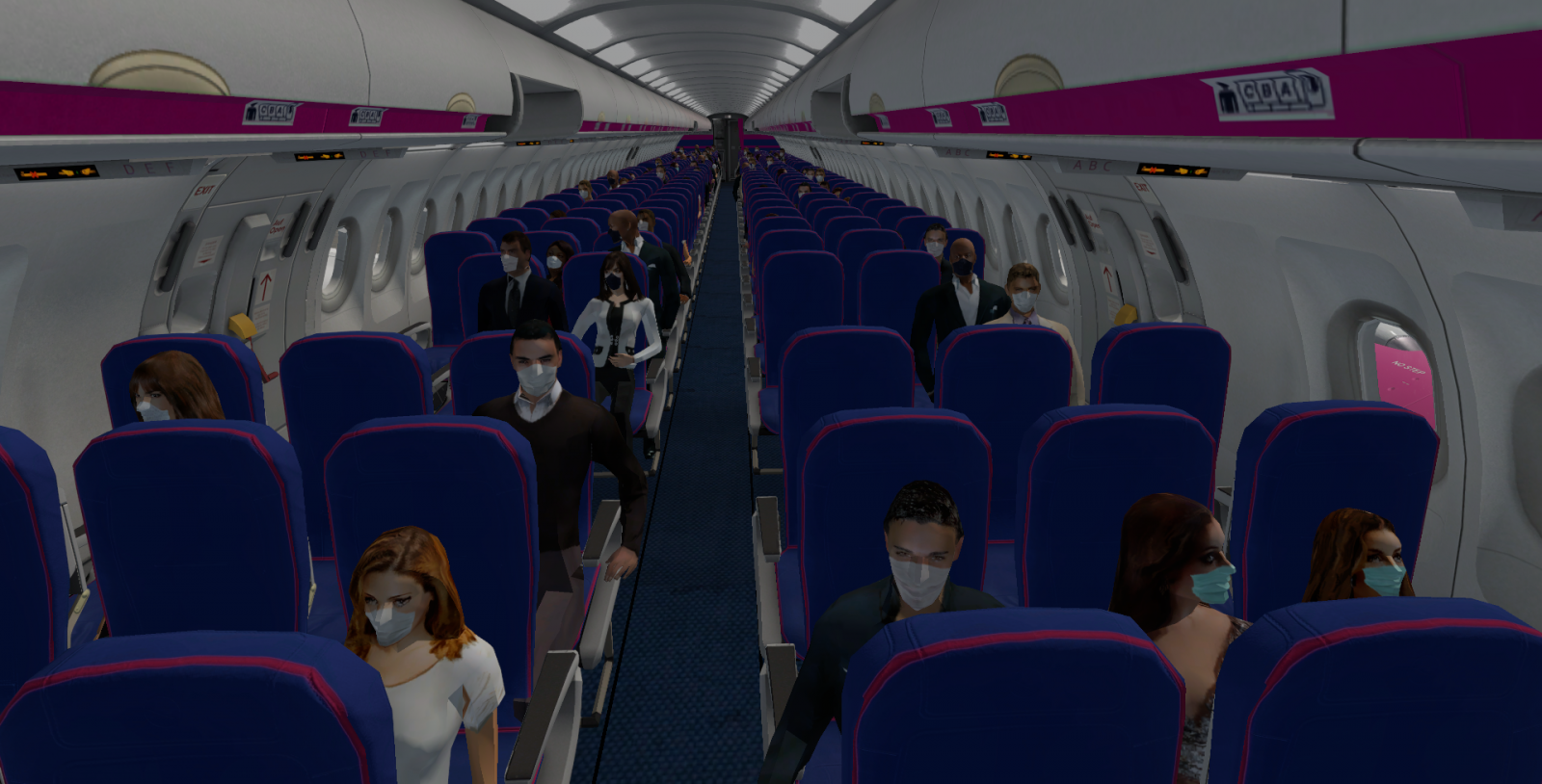 COVID -19 ZIBO PASSENGERS MOD - Textures - X-Plane.Org Forum
