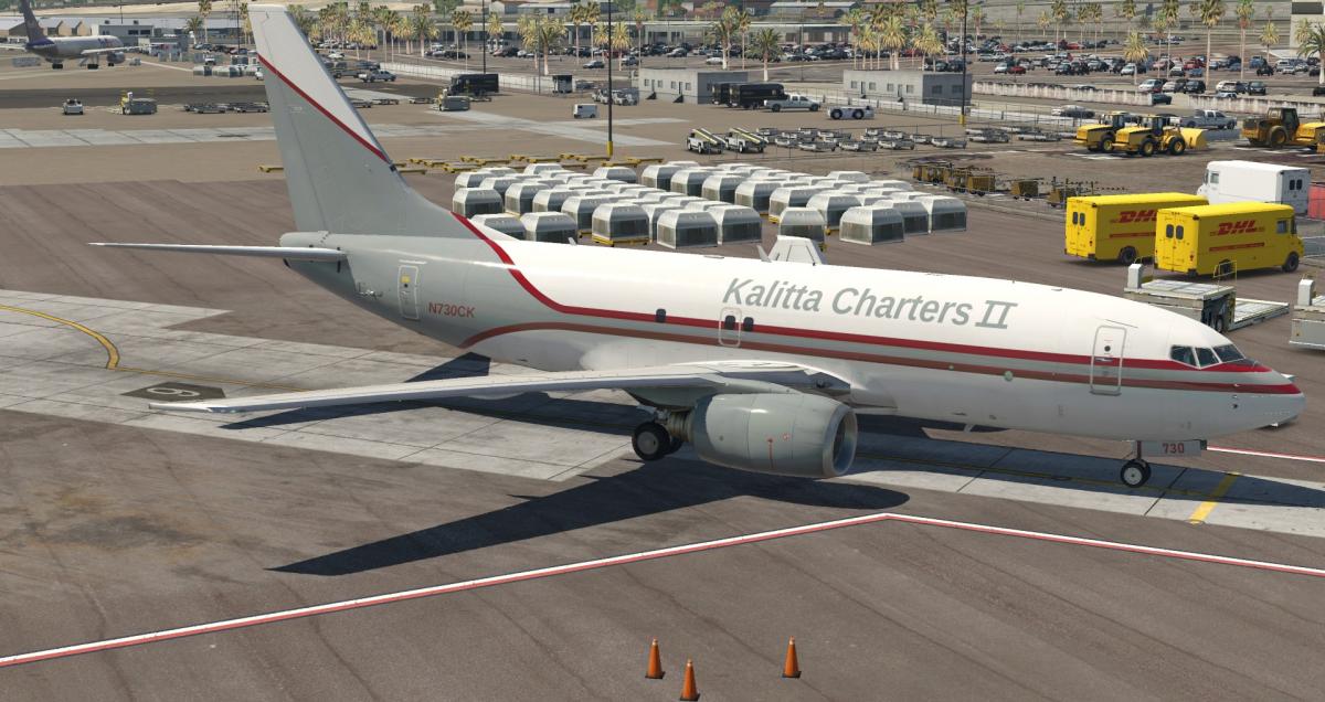 B737-700U Kalitta Charters II Cargo - Aircraft Skins - Liveries - X ...