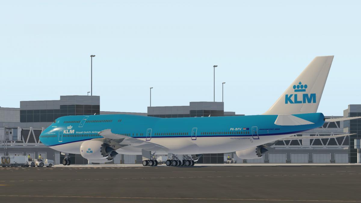 KLM livery for freeware SSG B747-8 Series - Aircraft Skins - Liveries ...