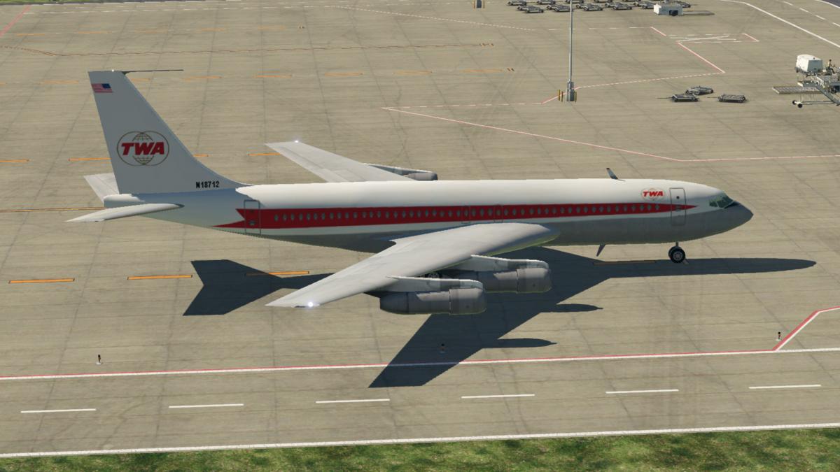 TWA livery for Boeing 707-320 - Aircraft Skins - Liveries - X-Plane.Org ...