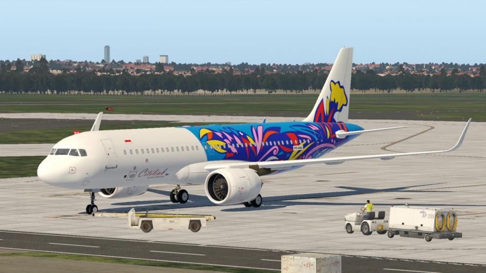 Citilink Floral Retro Livery for Riverie's A320neo - Aircraft Skins ...