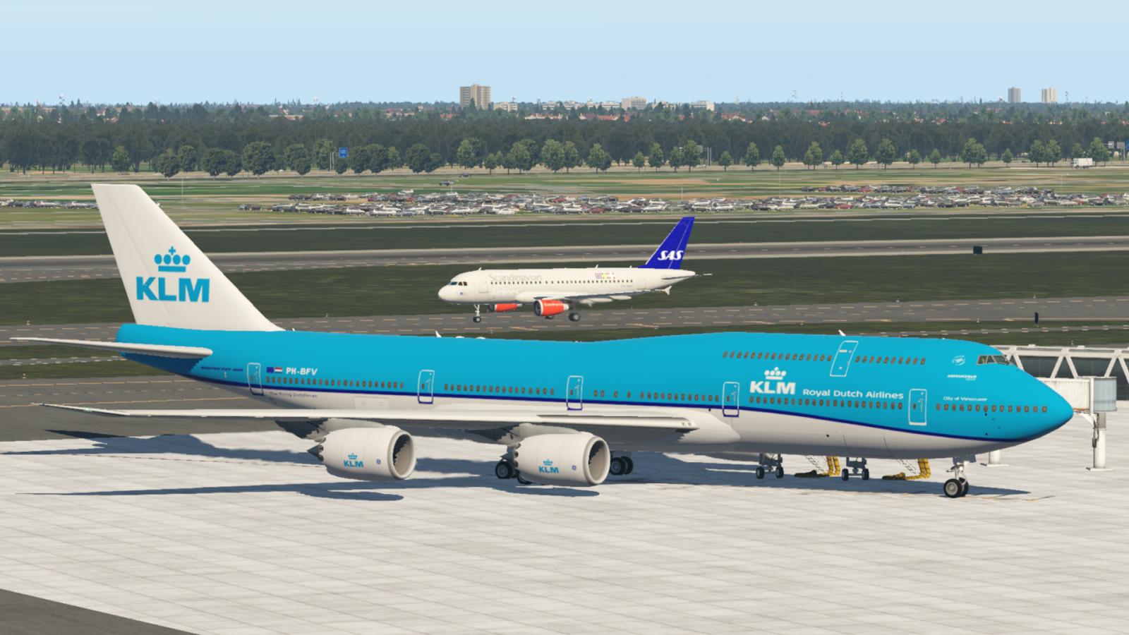 KLM livery for freeware SSG B747-8 Series - Aircraft Skins - Liveries ...