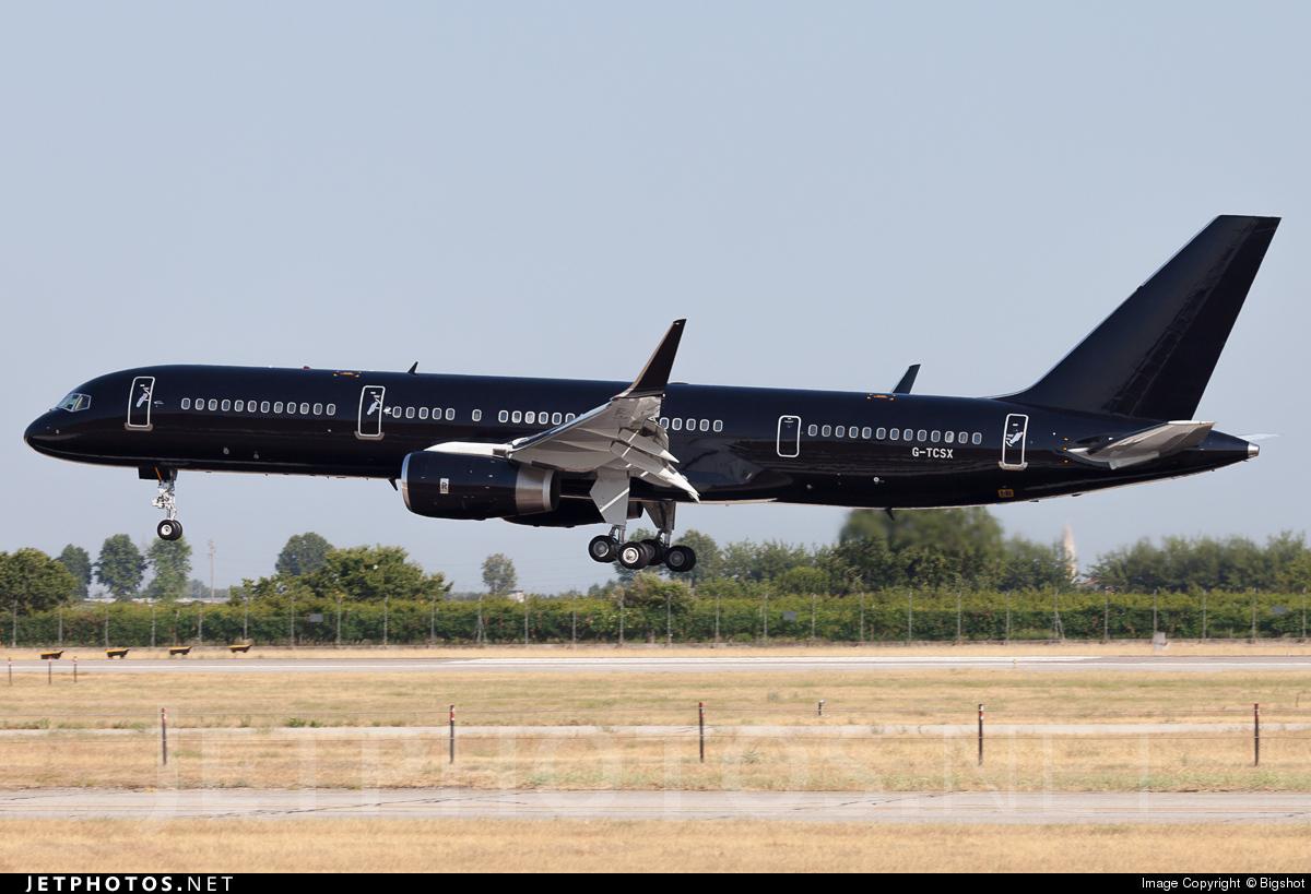 FlightFactor 757-200 TAG Aviation (Full Black) Livery - Aircraft Skins ...