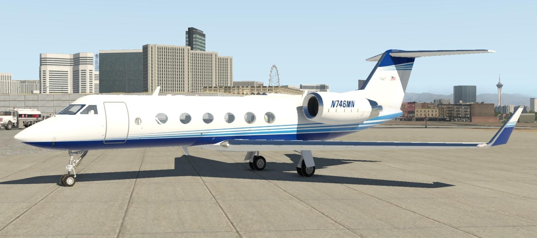 N746MN livery for Gulfstream G-IV SP V11 - Aircraft Skins - Liveries ...