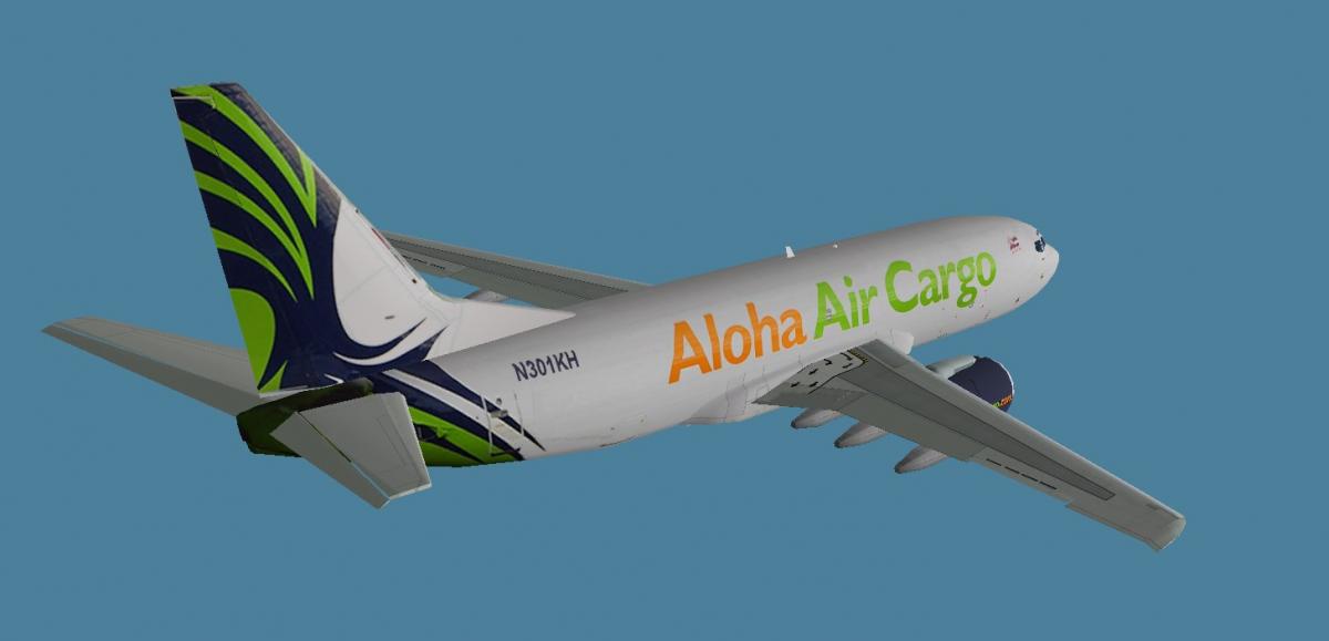 Traffic Global73F Aloha Air Cargo - Aircraft Skins - Liveries - X-Plane ...
