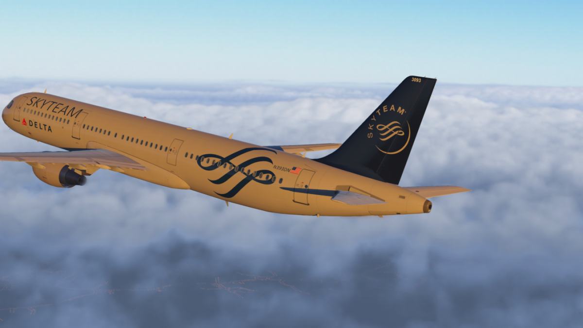 ToLiss A321 Delta (Skyteam) livery - Aircraft Skins - Liveries - X ...