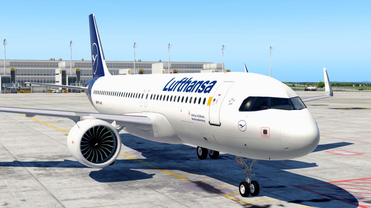 FF A320 NEO Lufthansa (Black Zorro Mask) - Aircraft Skins - Liveries ...