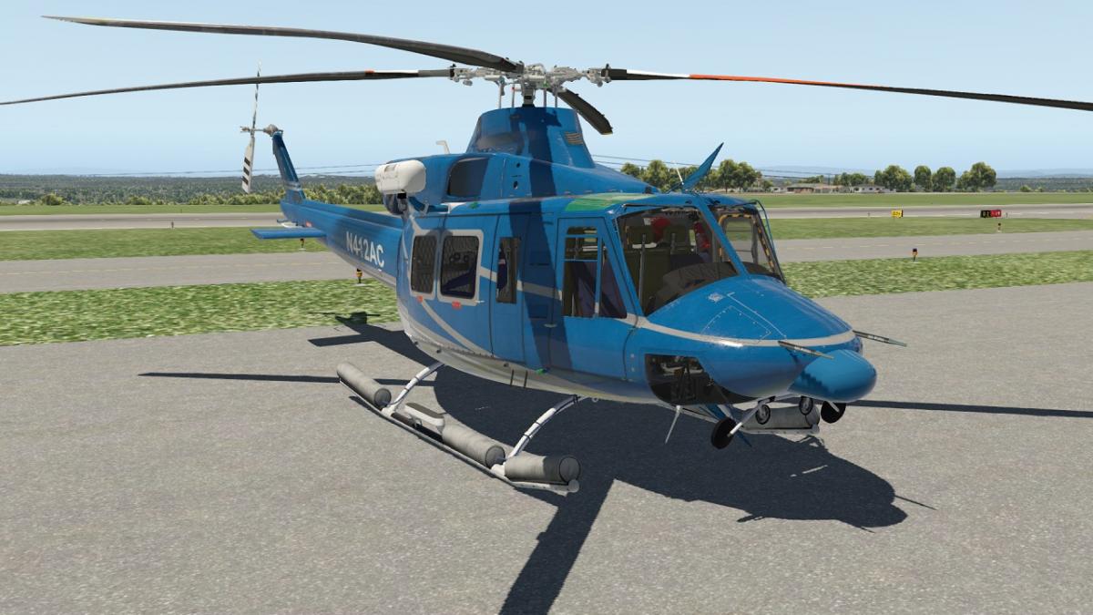 X-Trident Bell 412 Air Center N412AC - Aircraft Skins - Liveries - X ...