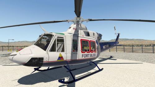X-Trident Bell 412 Fort Bliss Mercy Air N87AM - Aircraft Skins ...