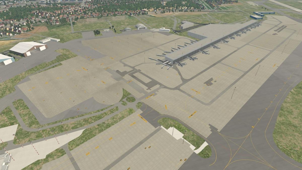EPWA / WAW Chopin airport, Warsaw, Poland. Beta - Scenery Packages - X ...