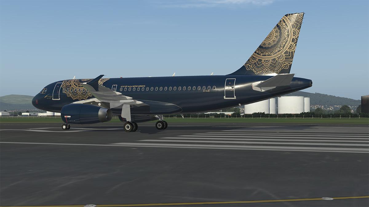 Al Maha Services - VIP A319 by Qatar - Aircraft Skins - Liveries - X ...
