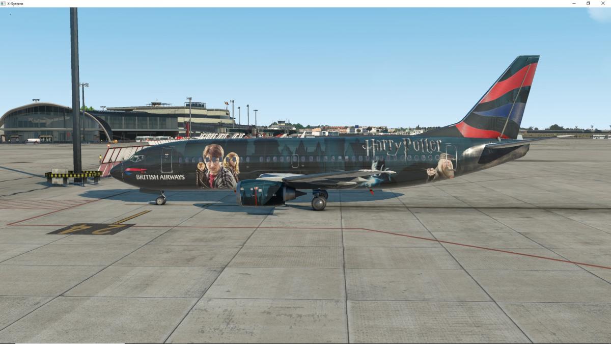 IXEG 737-300 British Airways Harry Potter fictional - Aircraft Skins ...