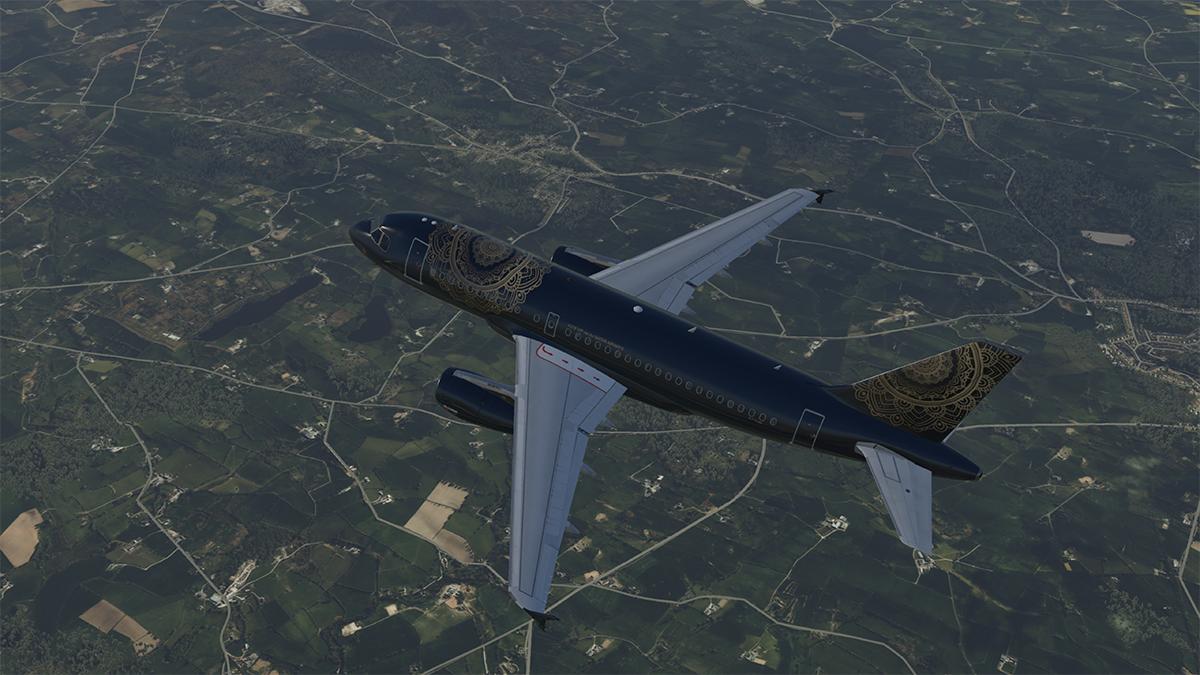 Al Maha Services - VIP A319 by Qatar - Aircraft Skins - Liveries - X ...