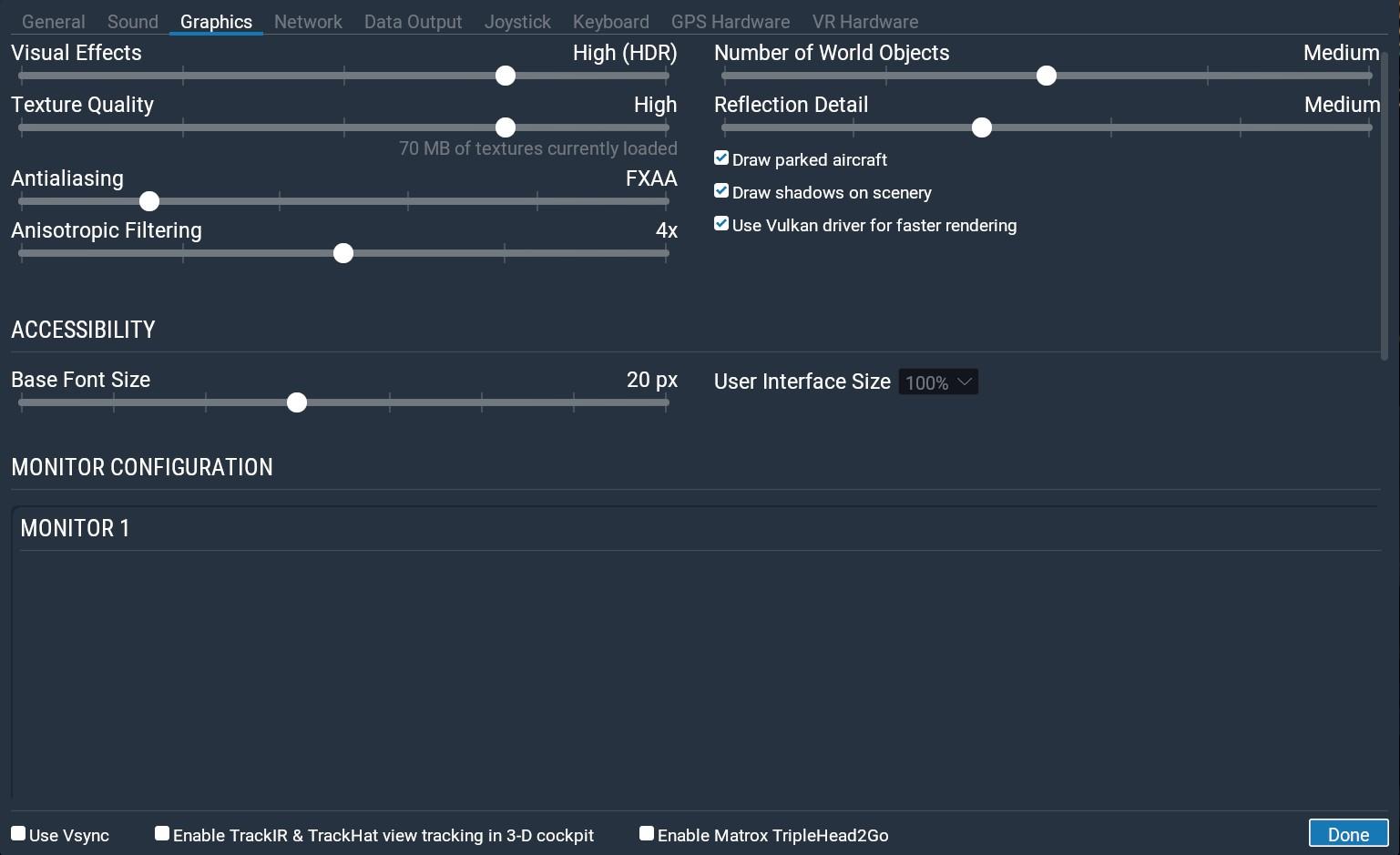 Graphics settings with multiple monitors oddity - XP11 Technical ...